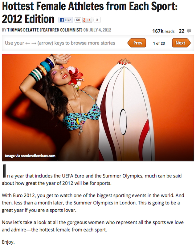 The 25 Sexiest Sexiest Athlete Slideshows From Bleacher Report In