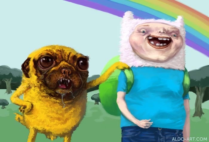 Quasi Realistic Adventure Time Portraits Are Kind Of Terrifying