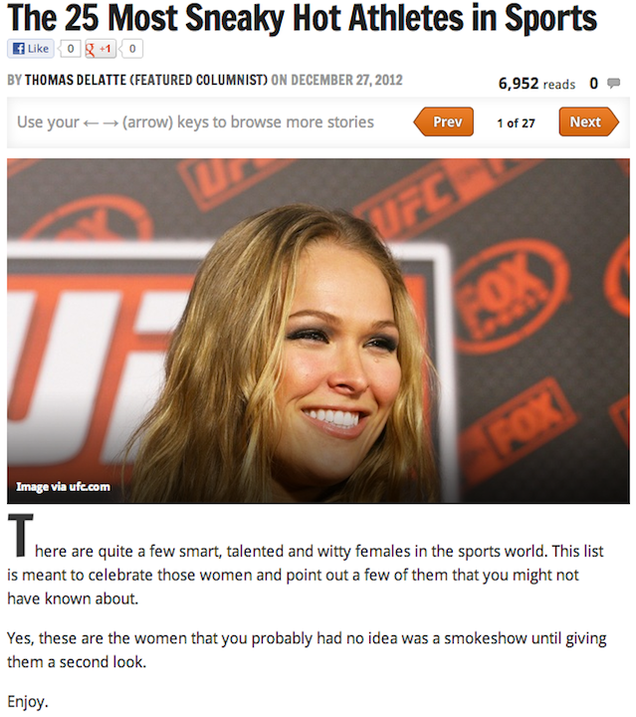 The 25 Sexiest Sexiest Athlete Slideshows From Bleacher Report In
