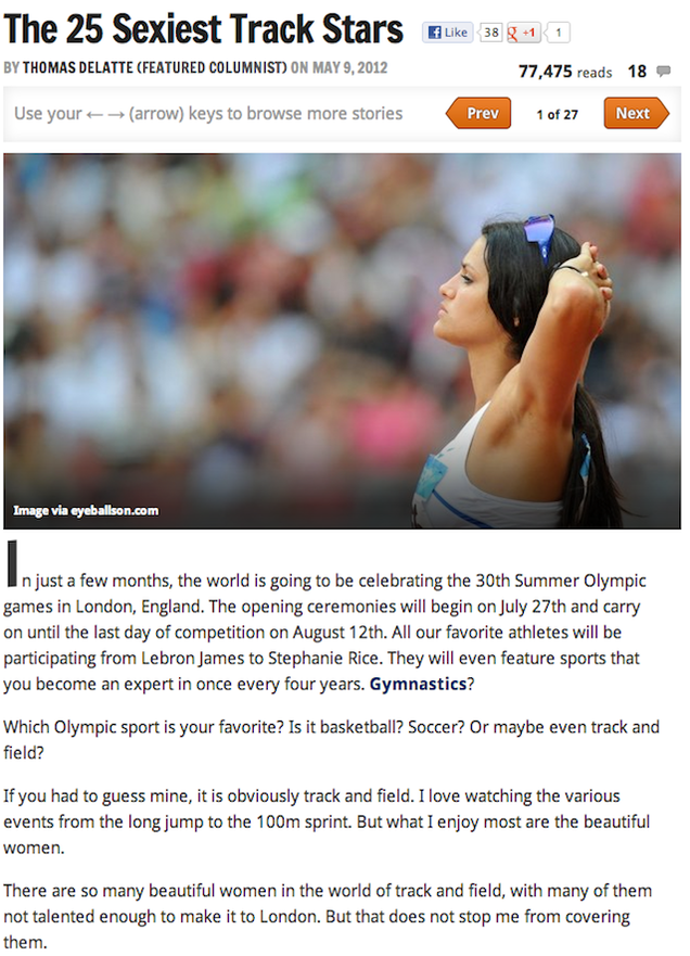 The 25 Sexiest Sexiest Athlete Slideshows From Bleacher Report In
