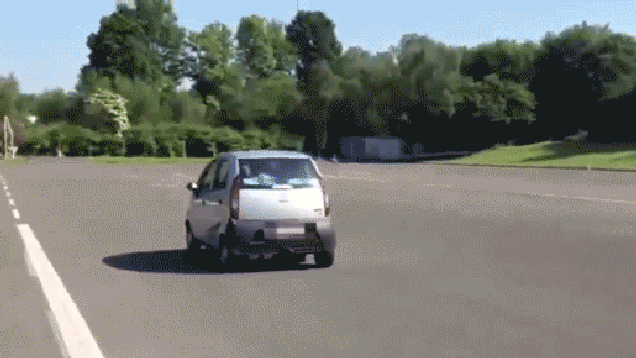 Is This Crazy Tata Nano Rollover Crash Totally Fake