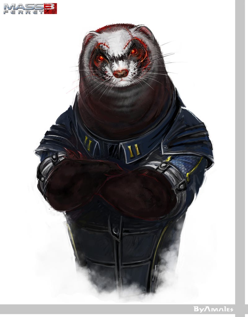 Ferrets As Famous Video Game Characters Its Way Better Than You Think