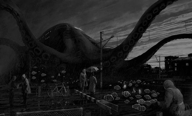 Concept Art Writing Prompt: Tales from the Octopus Train Concept Art Writing Prompt: Tales from the Octopus Train