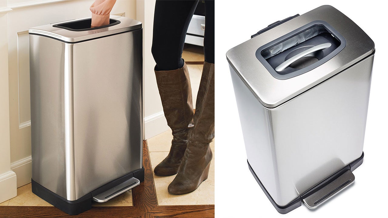 A Garbage Crushing Trash Can You Control With Your Bare Hands
