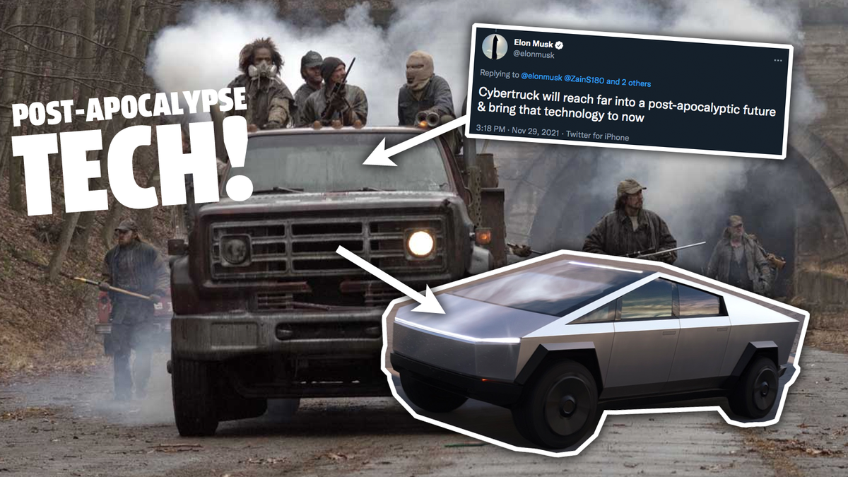 Elon Musk Tweets That Cybertruck Brings "Post-Apocalyptic" Tech
