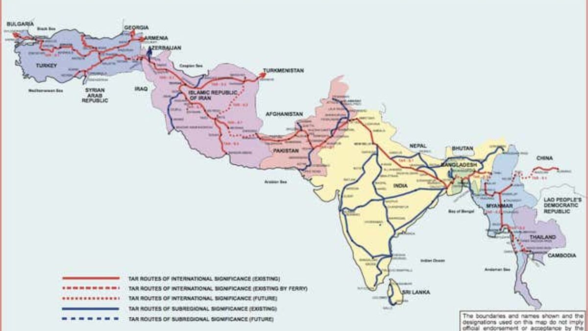 There's a plan to send a container train from Dhaka to Istanbul, via ...