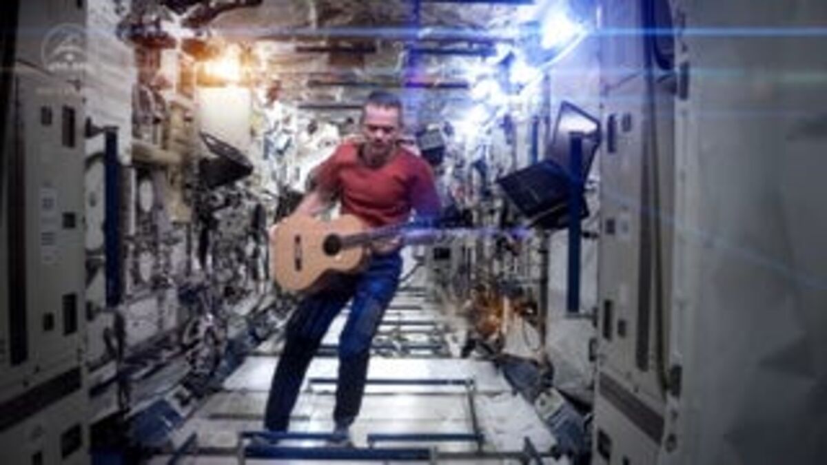 It’s surprisingly difficult to play guitar in space