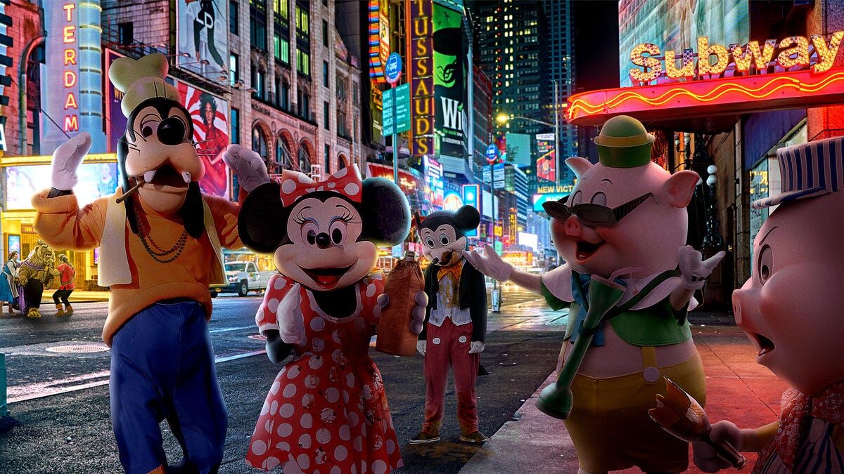 New York Mobbed By Thousands Of Drunken Characters During Disney Cruise ...
