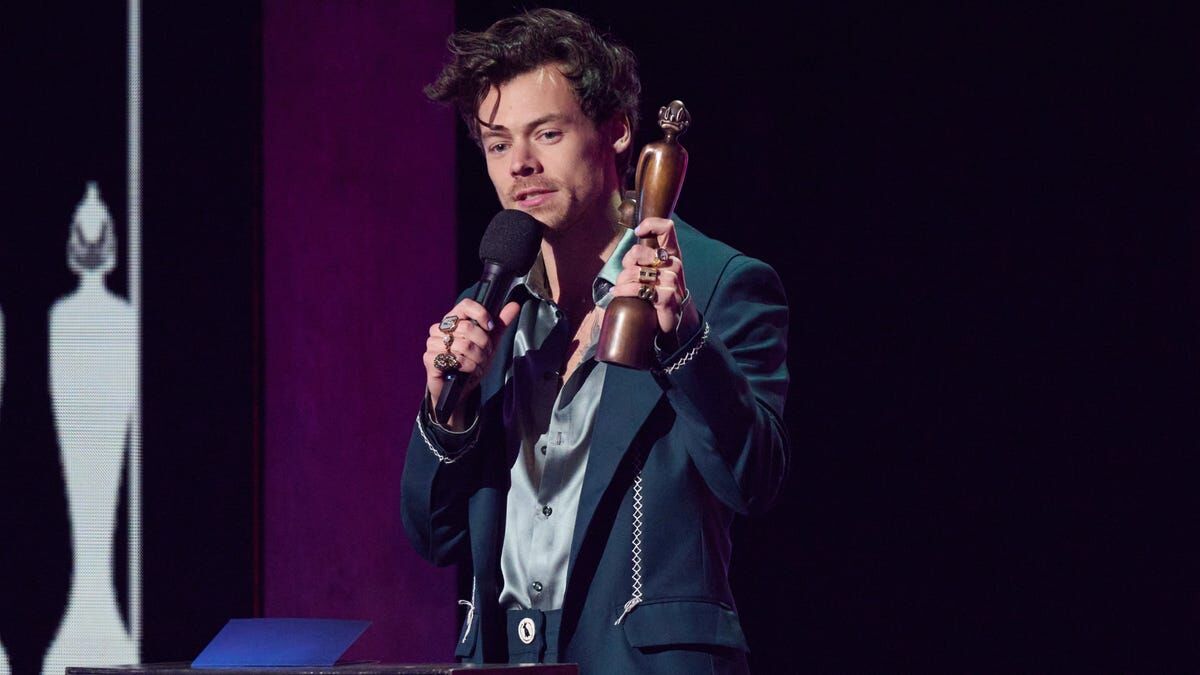 Harry Styles course corrects with BRIT Awards speech