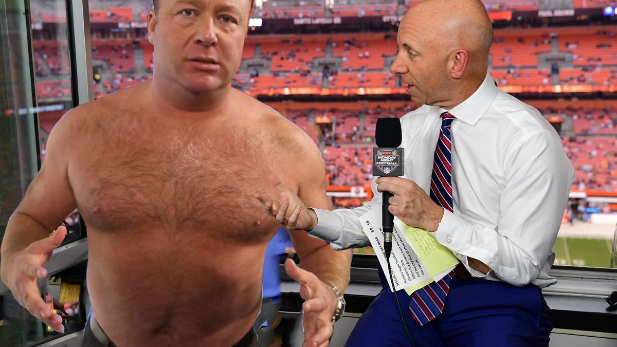 Put Alex Jones In The Booth For Monday Night Football, Cowards