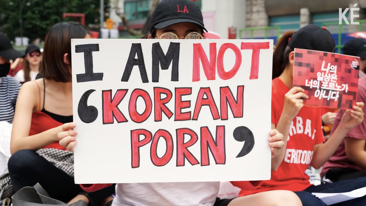 Thousands Of Women Take To The Streets As South Korea Confronts Spycam Porn
