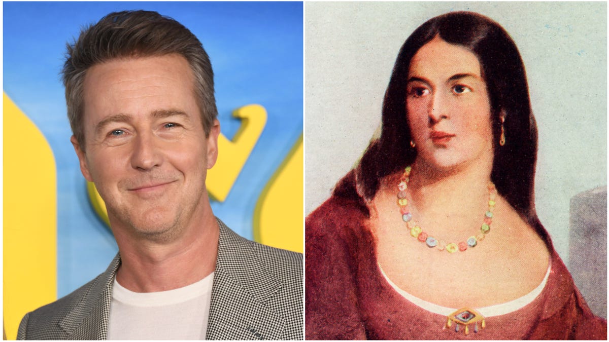 Edward Norton discovers he and Pocahontas share family ties Edward Norton discovers he and Pocahontas share family ties