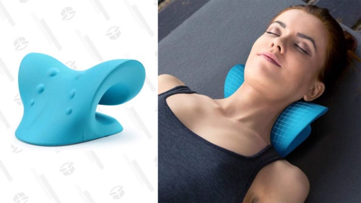 Soothe Away a Stiff Neck With This Neck and Shoulder Relaxer for $17