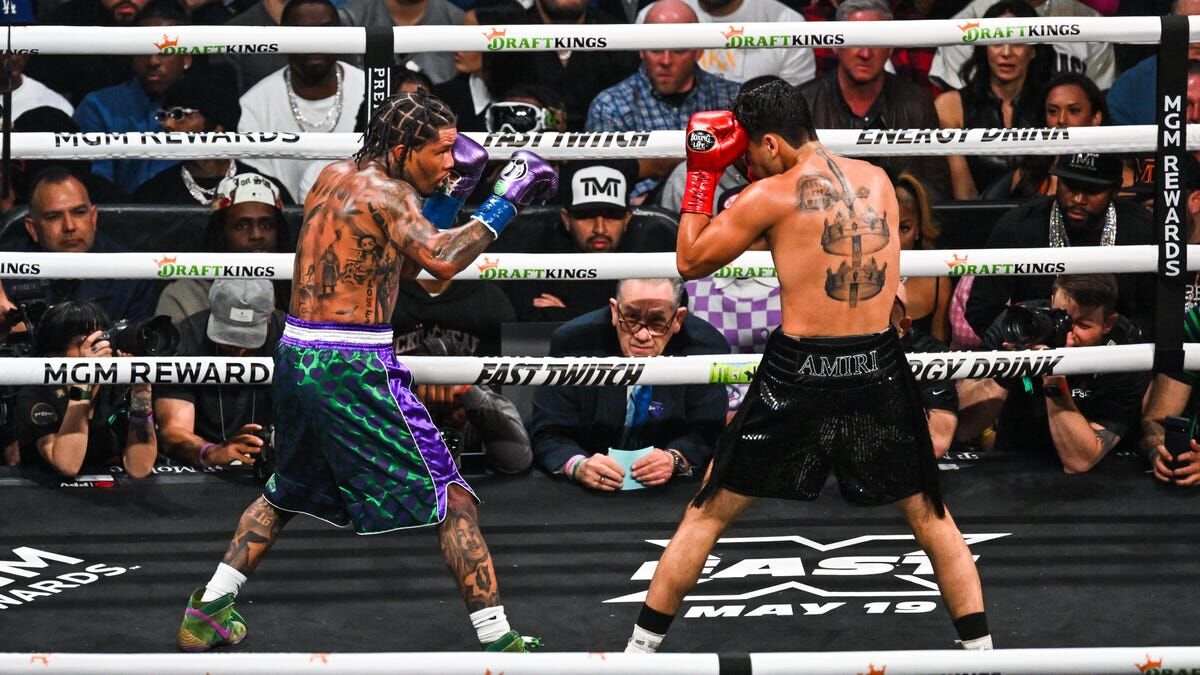 Tempers flare as Gervonta Davis and Ryan Garcia make weight for big ...