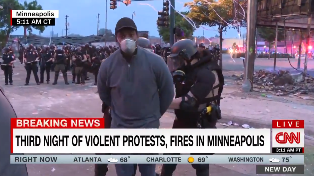 CNN Reporter Arrested on Live TV While Offering to Comply With Police ... CNN Reporter Arrested on Live TV While Offering to Comply With Police ...
