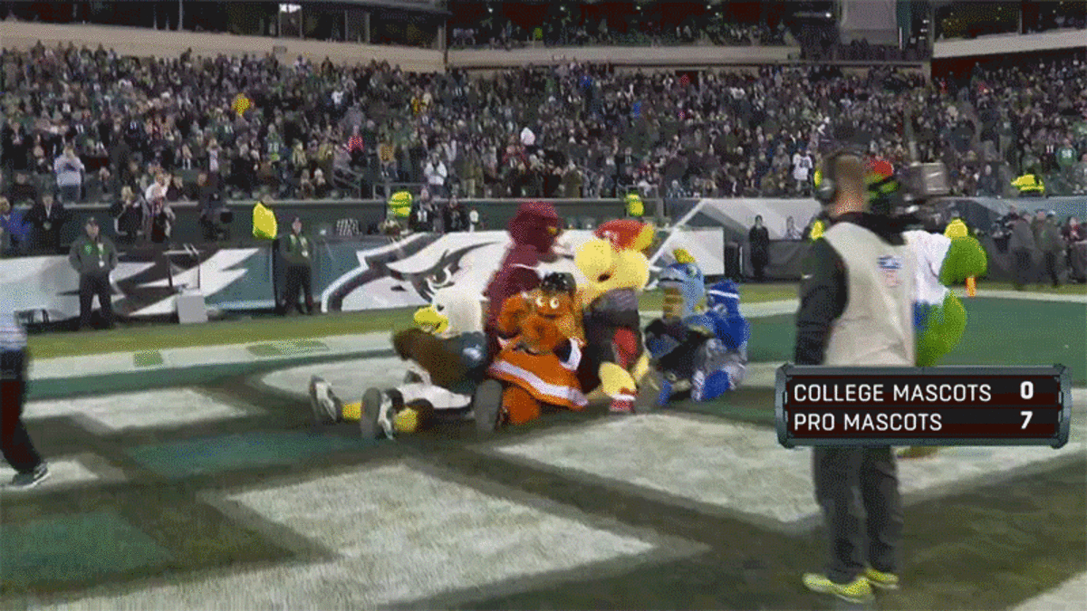 Monday Night’s Best Football Game Was Between Mascots