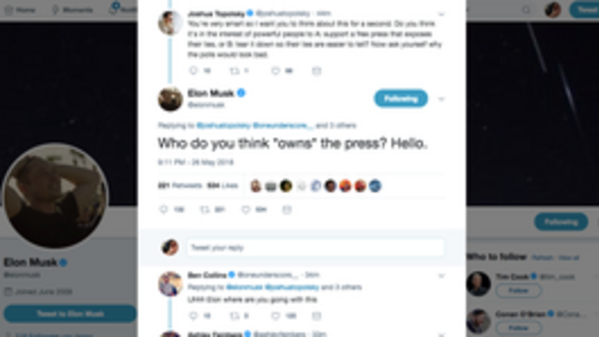 Elon Musk’s Weekend Of Tweets Ends Badly, And With Actual Nazis