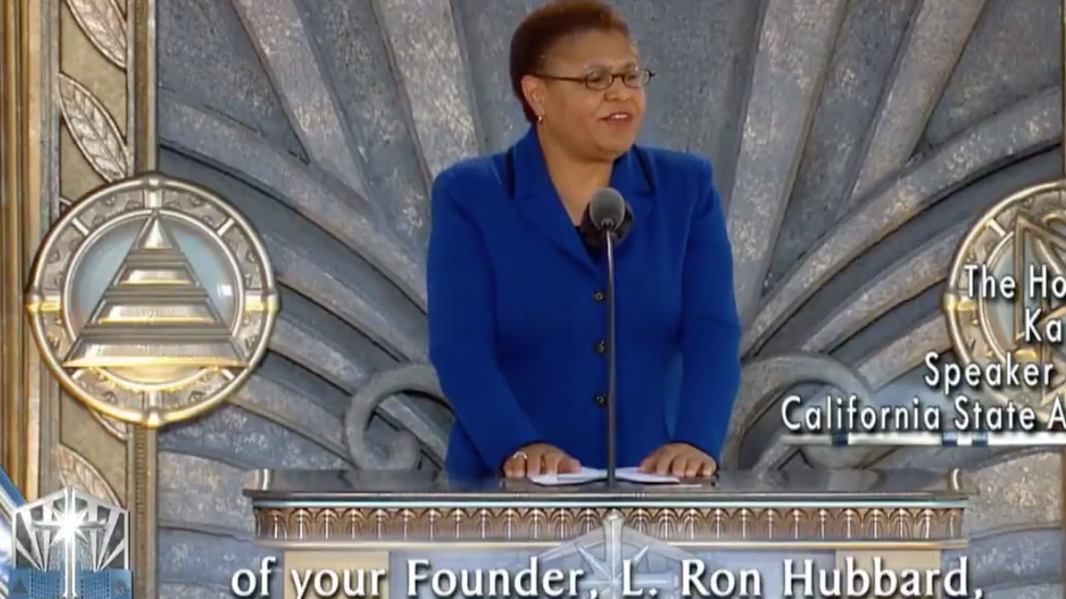Rep. Karen Bass Walks Back Statements on Scientology, Castro Rep. Karen Bass Walks Back Statements on Scientology, Castro