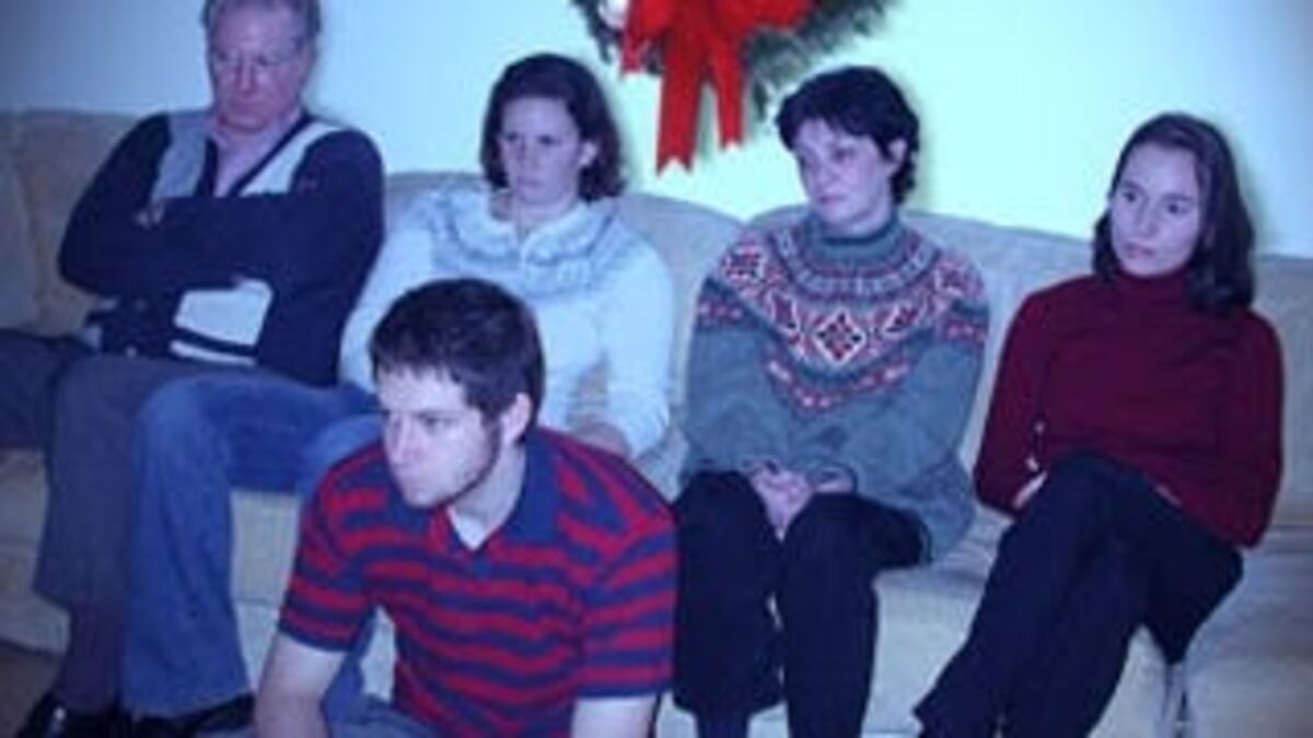 Emotionally Distant Family Spends Holidays Watching Touching Family ...