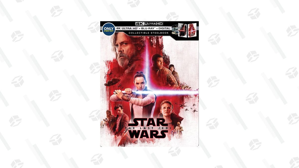 Add To Your Steelbook Collection With Star Wars The Last Jedi For 15