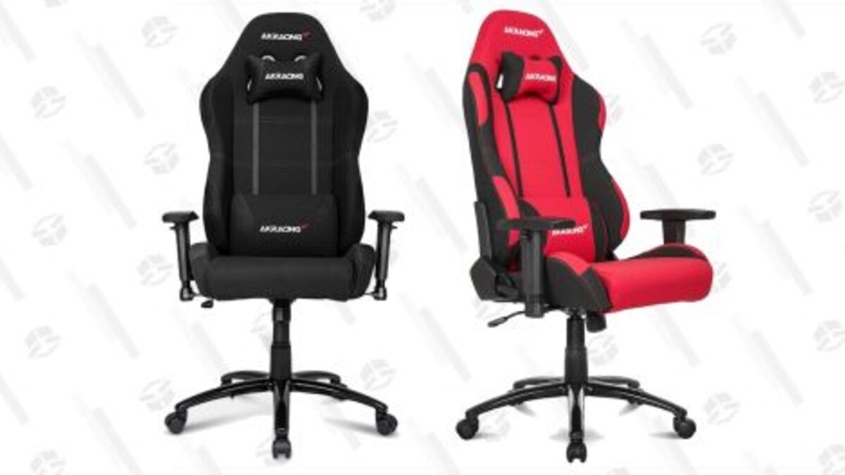 Plop Down In a Ridiculously Comfortable AKRacing Gaming Chair For $186
