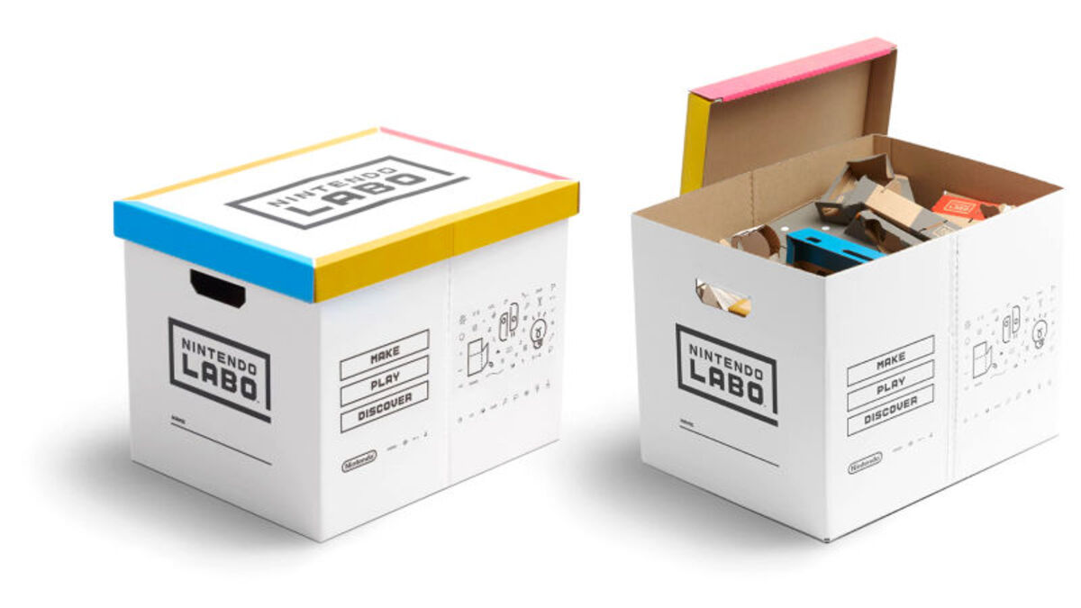 Nintendo's Selling a Cardboard Box For Your Nintendo Labo Kits
