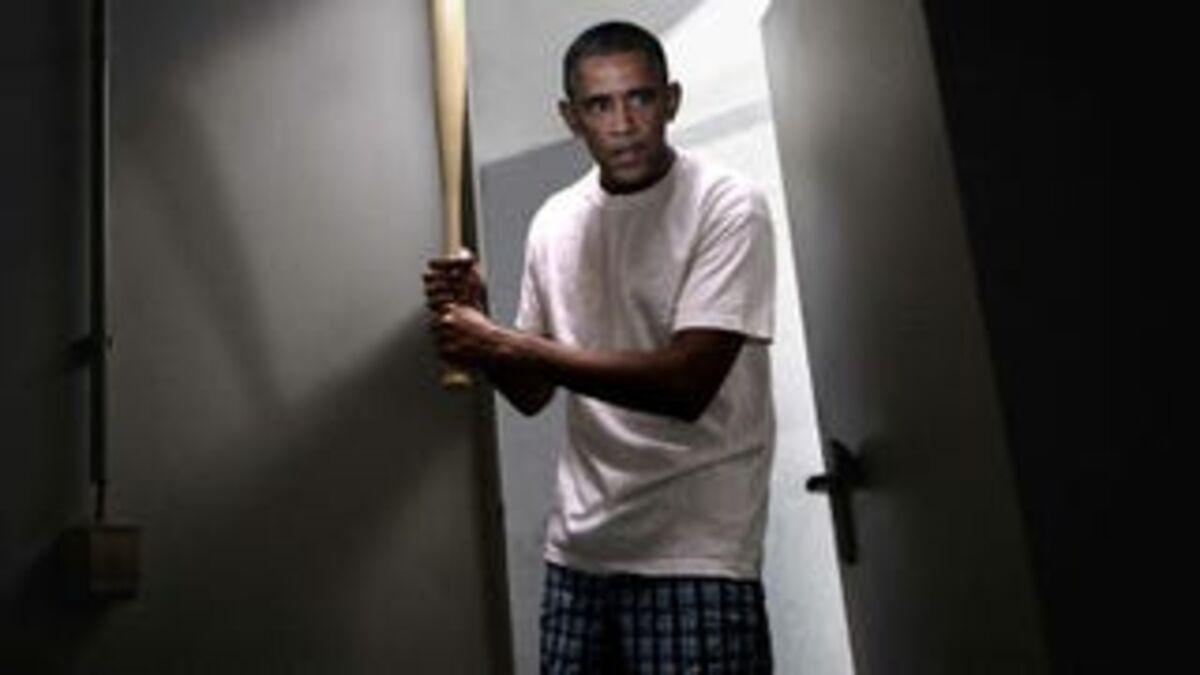 Obama Sleeping With Louisville Slugger Under Bed Now