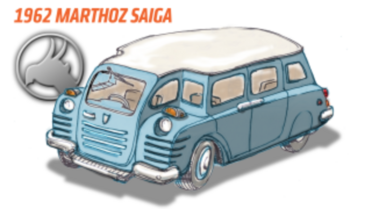 An Imaginary Car From An Imaginary Country: 1962 Marthoz Saiga