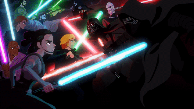 Animated Star Wars Short Is a Badass Tribute to Jedi and Sith