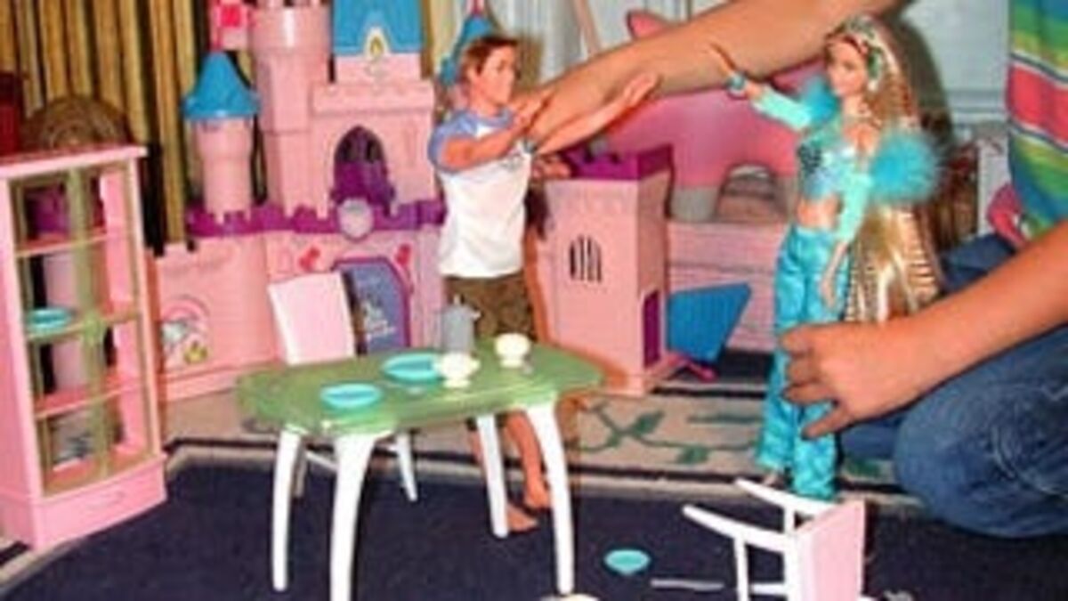 Ken, Barbie Reenact Parental Fight