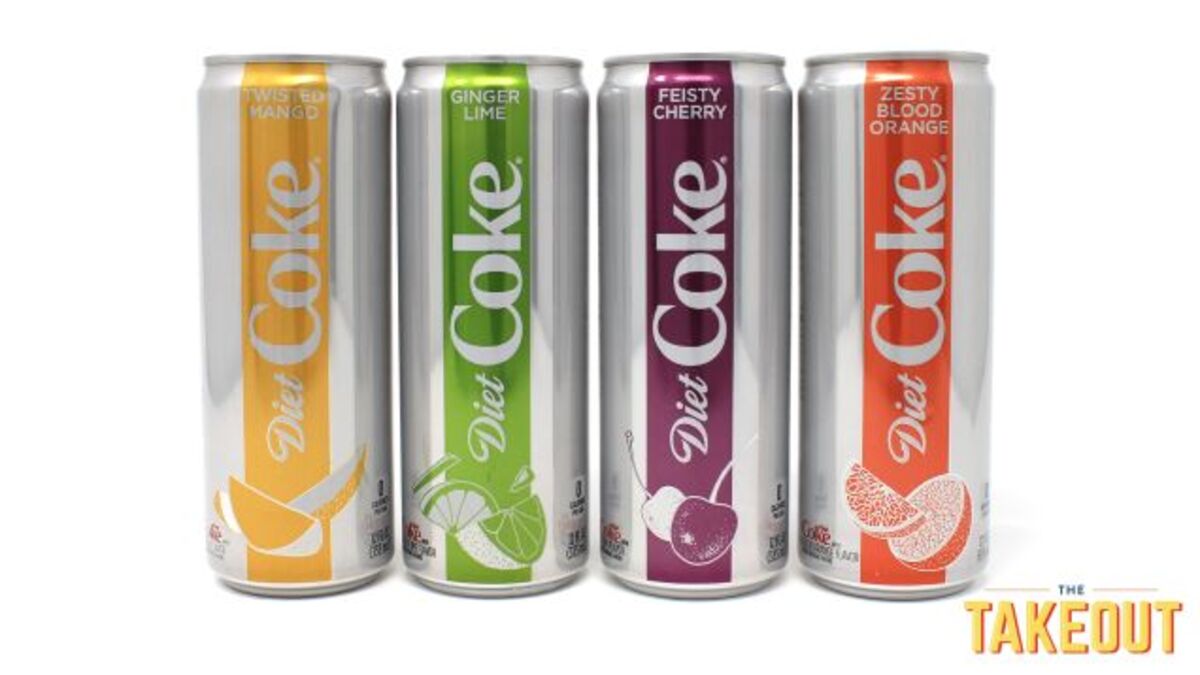 Diet Coke squeezes fruit into four new middling flavors