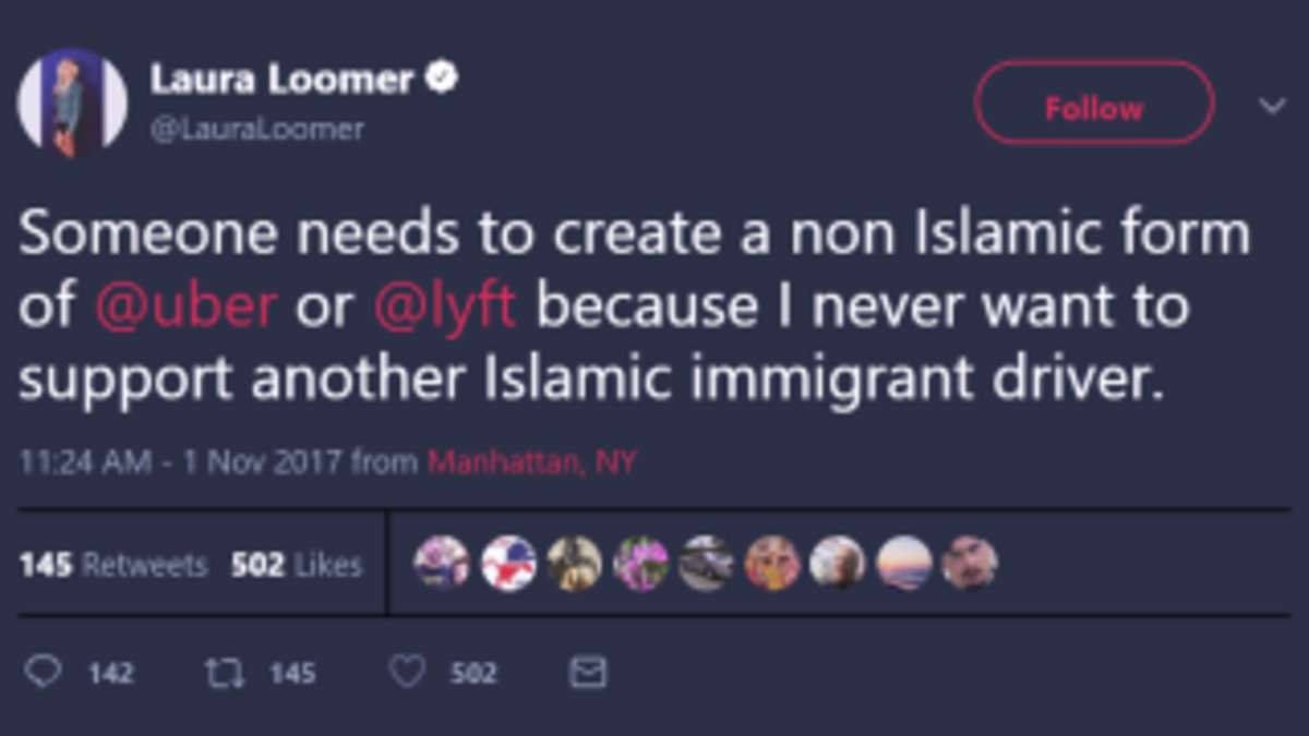 Far-Right Twitter Personality Laura Loomer Banned From Uber, Lyft for ...