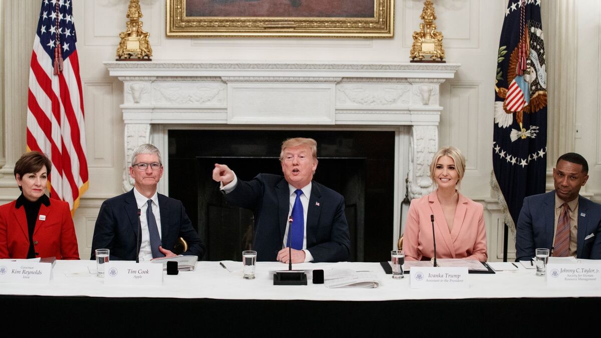 President Trump Calls Apple CEO Tim Cook, 'Tim Apple'