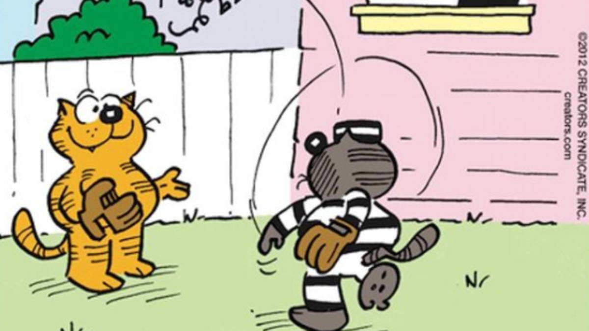 Don't sleep on Heathcliff, the internet's other orange cat