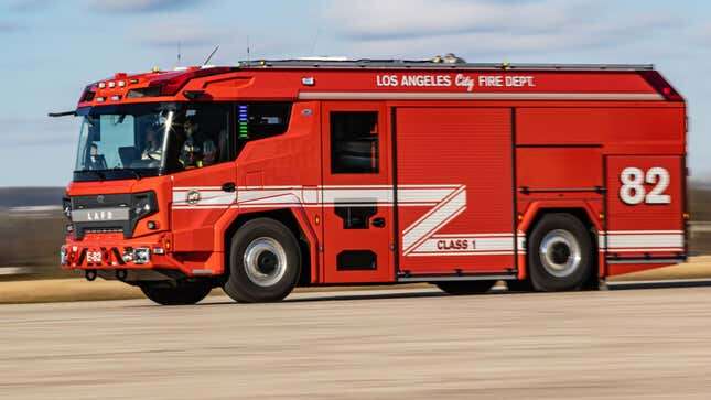 The US's First Electric Fire Truck Is On the Job in Los Angeles