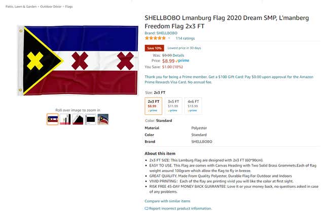 Minecraft Youtuber Dream Smp Flag Spotted At Anti Vax Rally