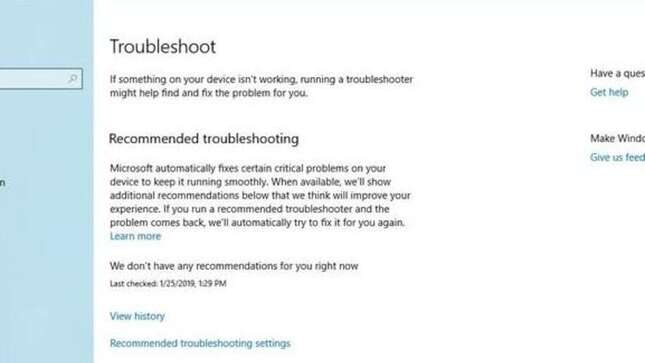 Solve Windows 10 Issues Automatically With the New 'Recommended ...