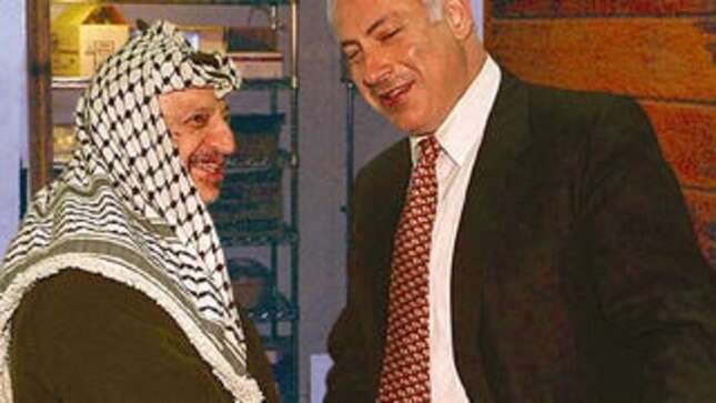 Arafat, Netanyahu Reach Understanding After Zany 'Stuck In Meat Locker ...