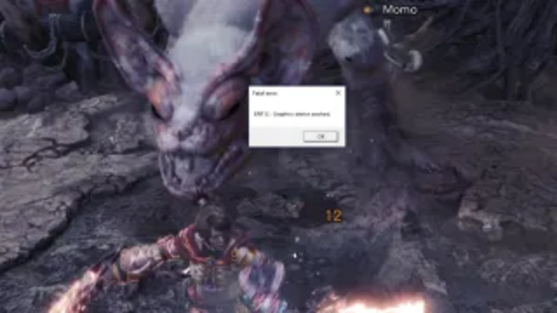 MH:World keeps crashing with Error12 : r/MonsterHunterWorld