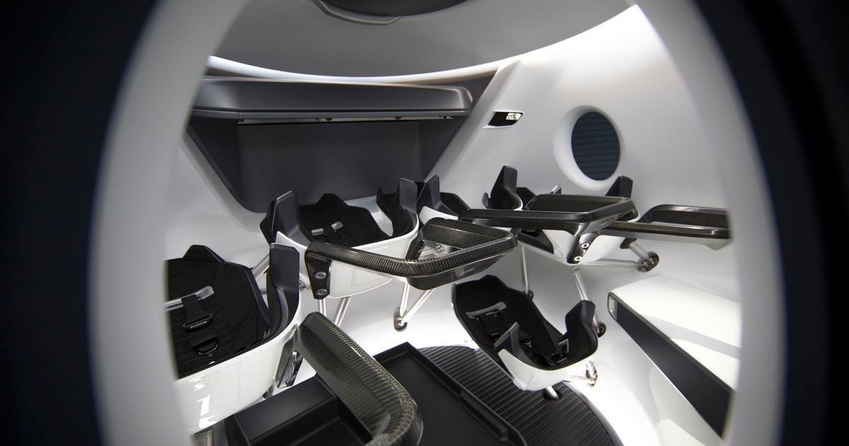 Spacex Just Released Footage Of Its New Crew Dragon Manned Spaceship