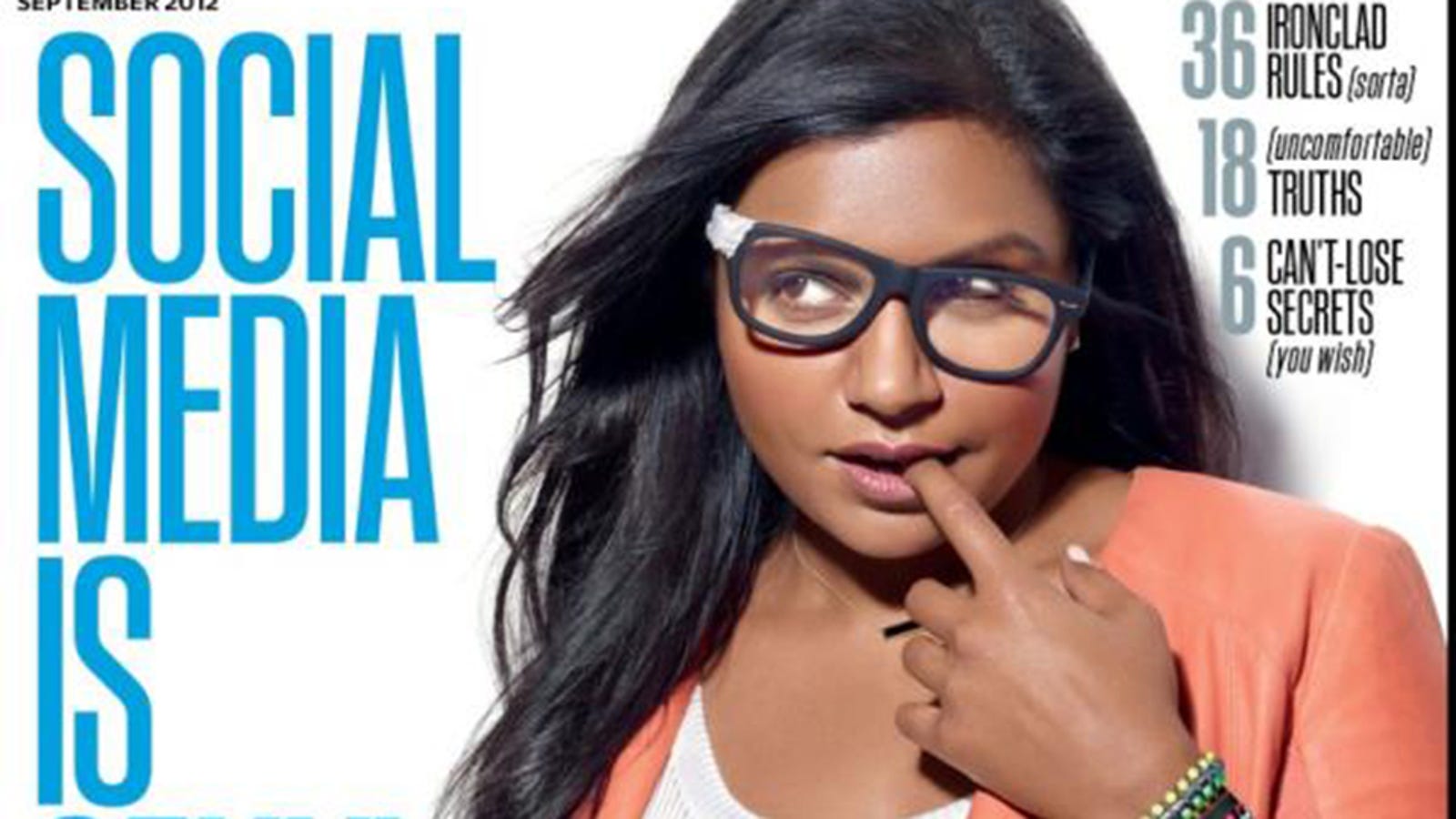 Mindy Kaling Masters The Sexy Kinda Thing On The Cover Of Fast Company