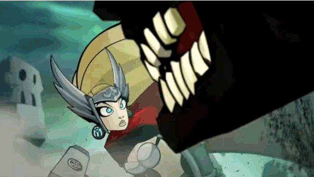 Lady Thor Fights Zombie Hulk In This Action Packed Animated Fan Film