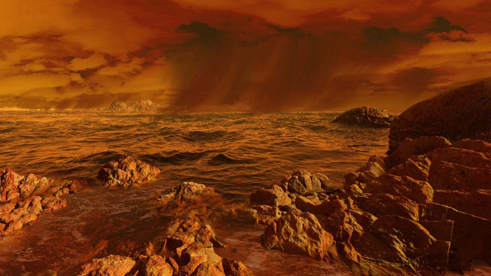 Astronomers May Have Spotted Waves On Titan's Seas Astronomers May Have Spotted Waves On Titan's Seas