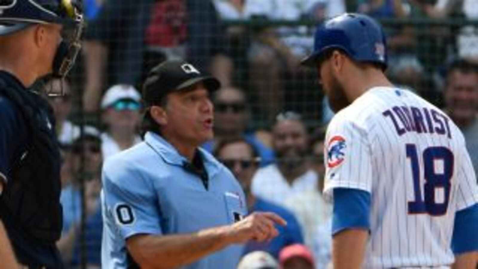 Cubs' Ben Zobrist Ejected By Umpire Phil Cuzzi For Saying "That's Why ...