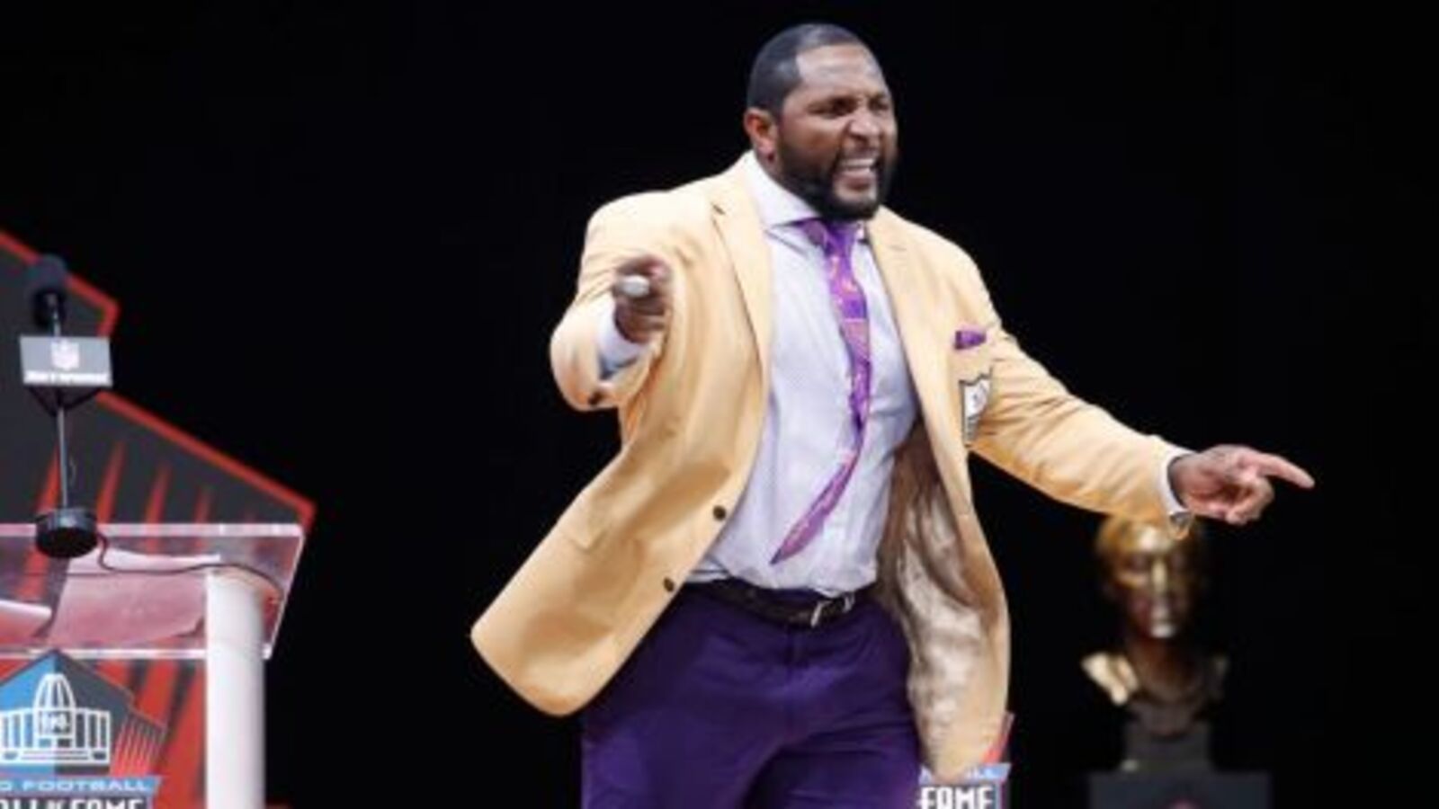 Ray Lewis's Hall Of Fame Speech Was Actual Frothing Madness