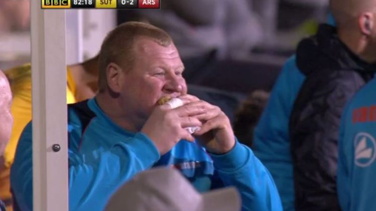 Big Fat Goalkeeper Faces Gambling Probe For Eating Pie During Match ... Big Fat Goalkeeper Faces Gambling Probe For Eating Pie During Match ...