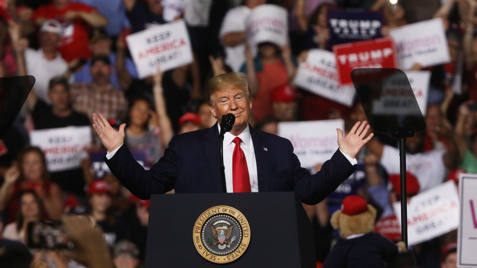 Crazy Conspiracy Theorist Calls Trump 'King of Israel' and Trump Eats It Up Crazy Conspiracy Theorist Calls Trump 'King of Israel' and Trump Eats It Up