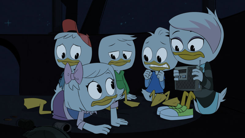 Webby makes a new friend while avoiding the Beagle Boys in an odd ...