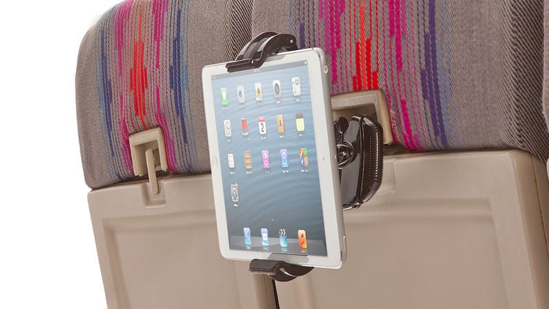 The Skyview Turns Your Tray Table Lock Into a Hands-Free Device Mount The Skyview Turns Your Tray Table Lock Into a Hands-Free Device Mount