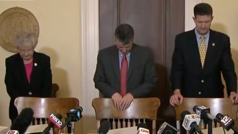 Alabama Republicans Pray Over Roy Moore’s Racist Voter-Fraud Lawsuit. God Responds, ‘Roy, Bye’